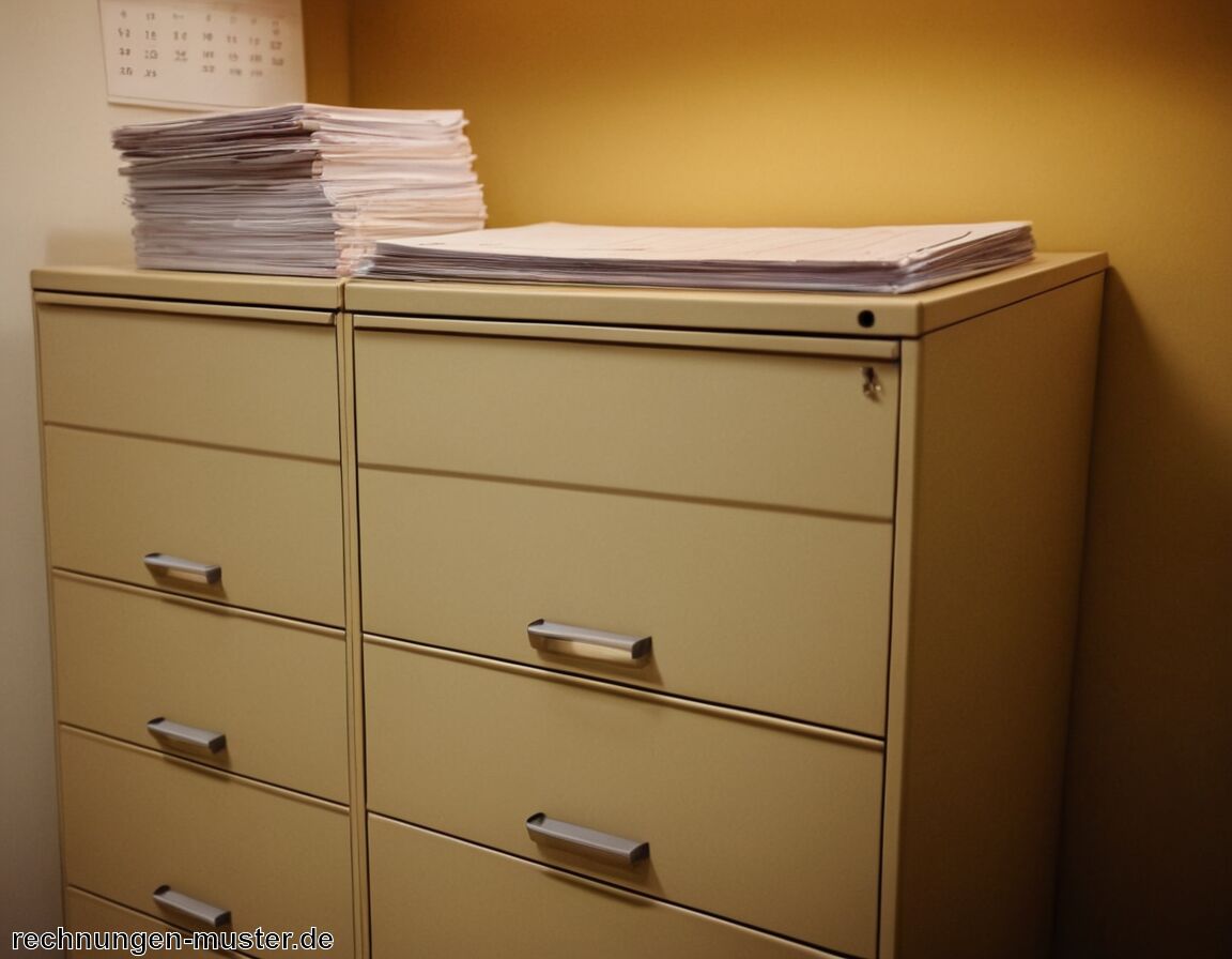 Wie lange muss man Rechnungen aufbewahren - Rechnungen-Muster